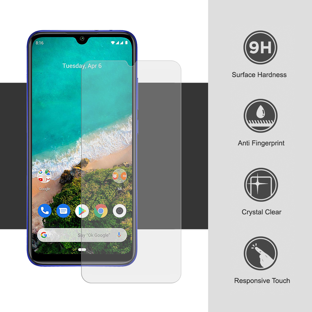 Tempered Glass Screen Protector for Xiaomi Mi A3